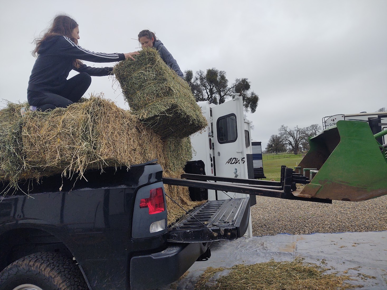 Loading Hay Then and Now – Andi Carter's Blog